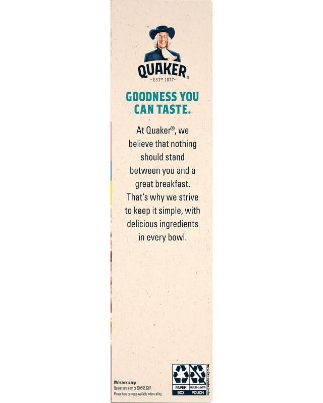 Quaker Instant Oatmeal Instructions Organic Instant Oatmeal Original