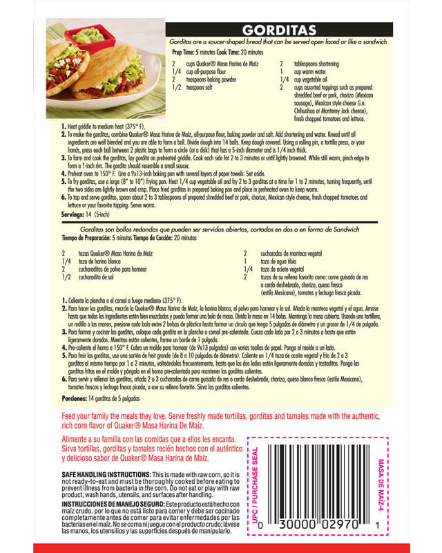 Quaker Masa Harina Tortilla Recipe - Infoupdate.org